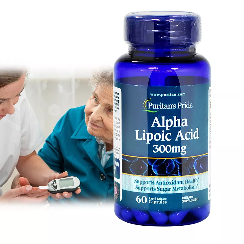 Viên uống Puritan’s Pride Alpha Lipoic Acid 300mg 60 viên của Mỹ