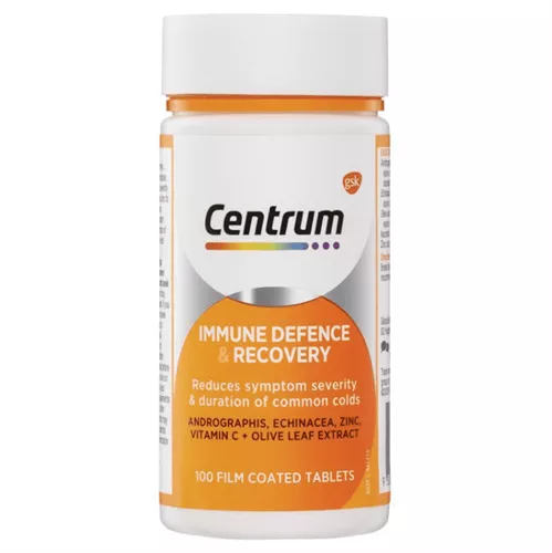 Viên uống Centrum Immune Defence & Recovery hộp 100 viên của Úc
