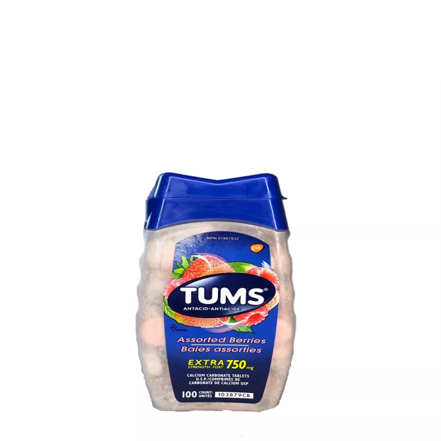 Tums extra strength fort 750mg 100 viên của Mỹ