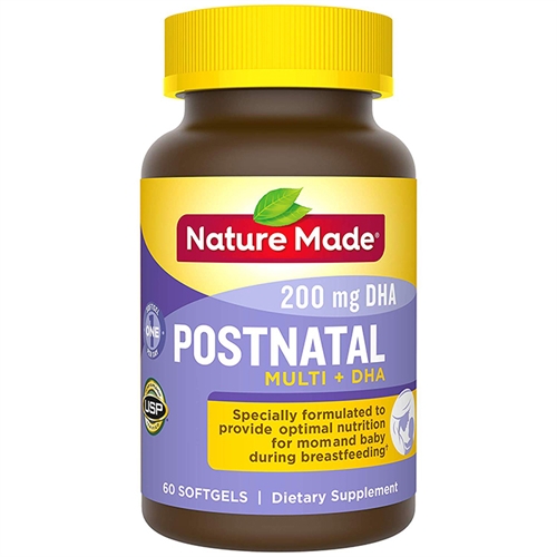 Postnatal Multi DHA 200mg DHA Nature Made hộp 60 viên của Mỹ - Bổ sung ...