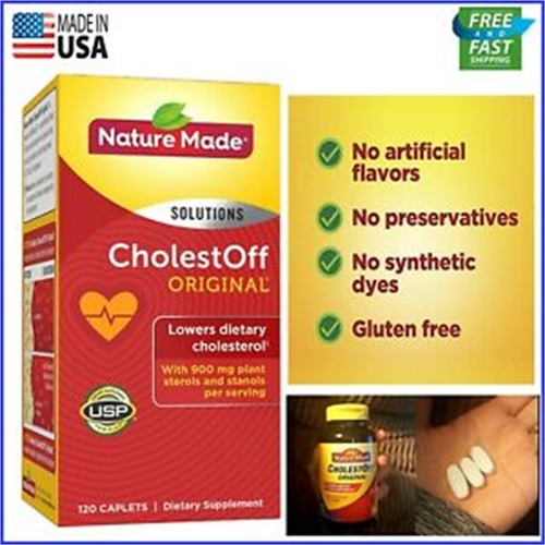 Nature Made ® Cholest Off - Viên giảm cholesterol - Hộp 120 viên