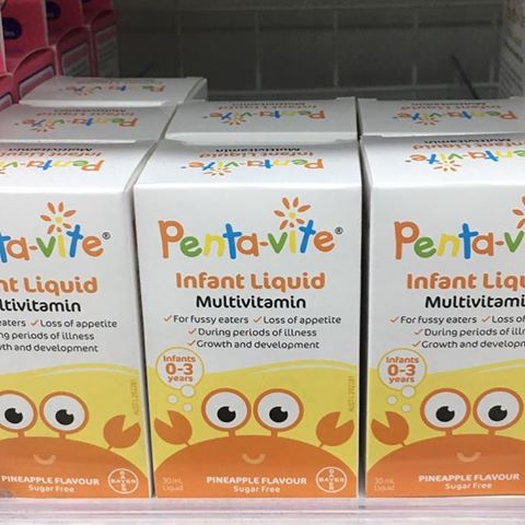 Siro bổ sung viamin cho bé dưới 3 tuổi Pentavite Infant Liquid ...